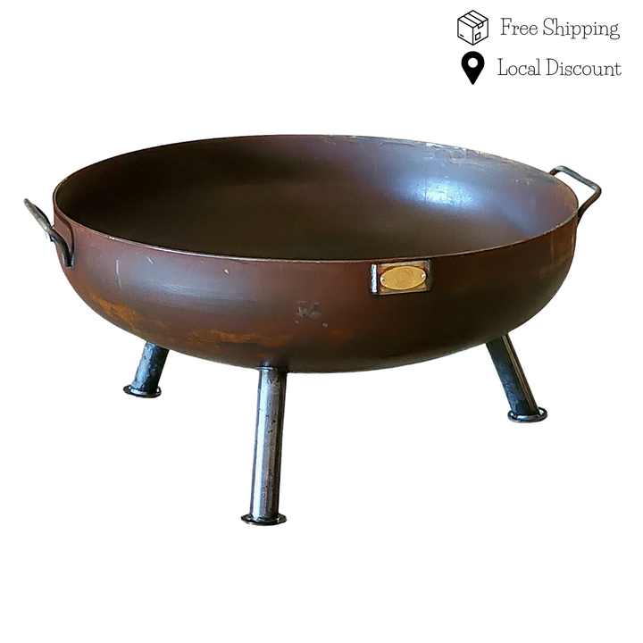 Evergreen Patio Heavy Solid Steel Fire Pit