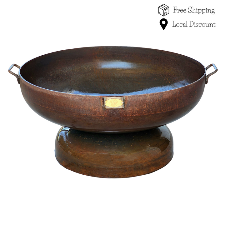 Evergreen Patio Heavy Solid Steel Fire Pit