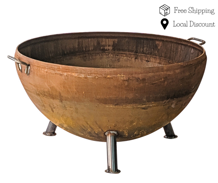 Fire pit 37" Hemisphere – Evergreen Patio