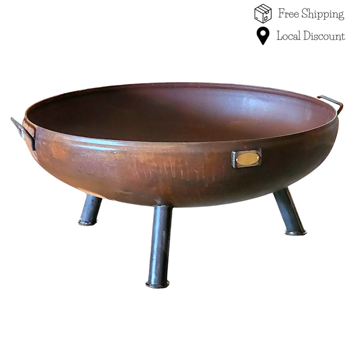 Evergreen Patio Heavy Solid Steel Fire Pit