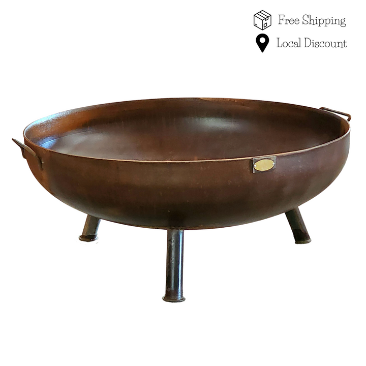Evergreen Patio Heavy Solid Steel Fire Pit