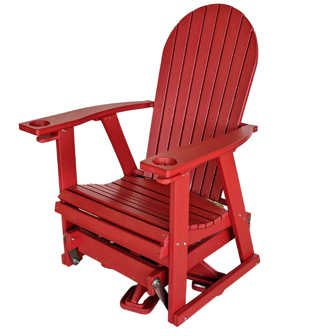 Swivel Evergreen Poly Glider – Evergreen Patio